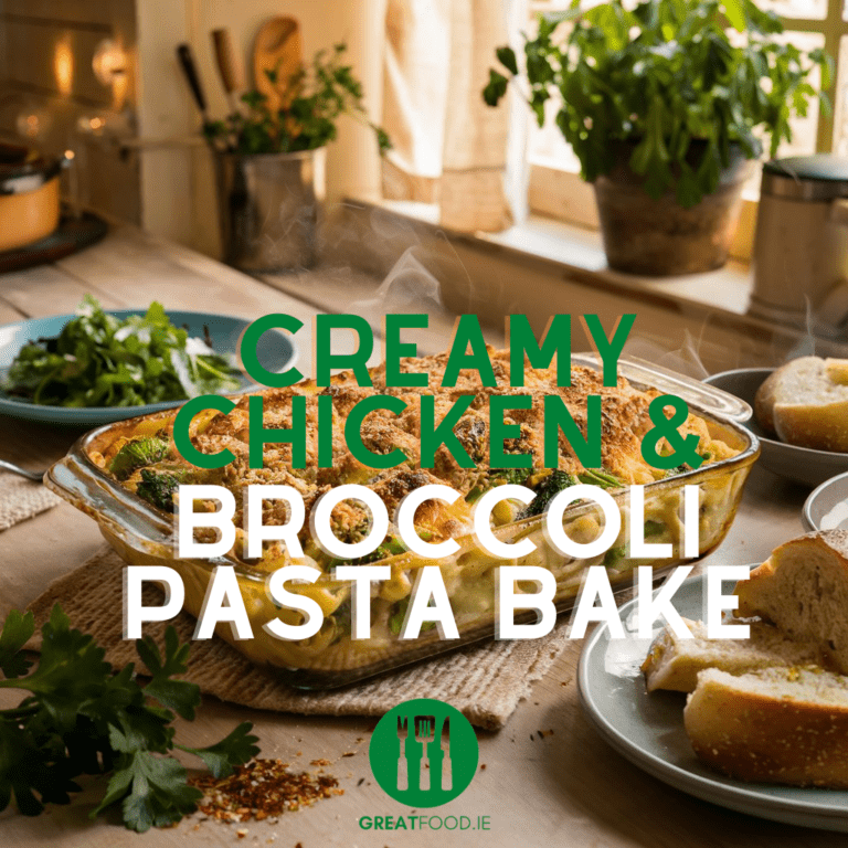 Creamy Chicken and Broccoli Pasta Bake - Great Food Ireland