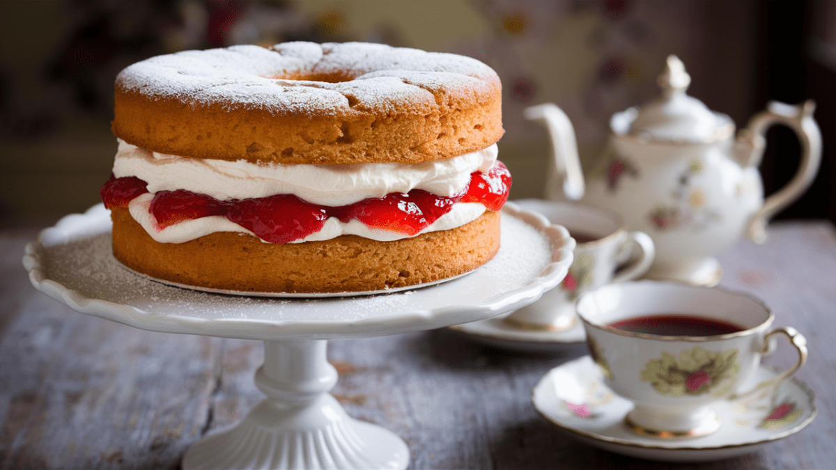 Victoria Sponge Cake Recipe: A Royal Treat for Your Table - Great Food ...